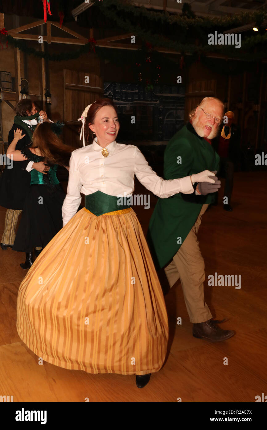 San Francisco, USA. 17th Nov, 2018. People in the costumes of Victoria ...