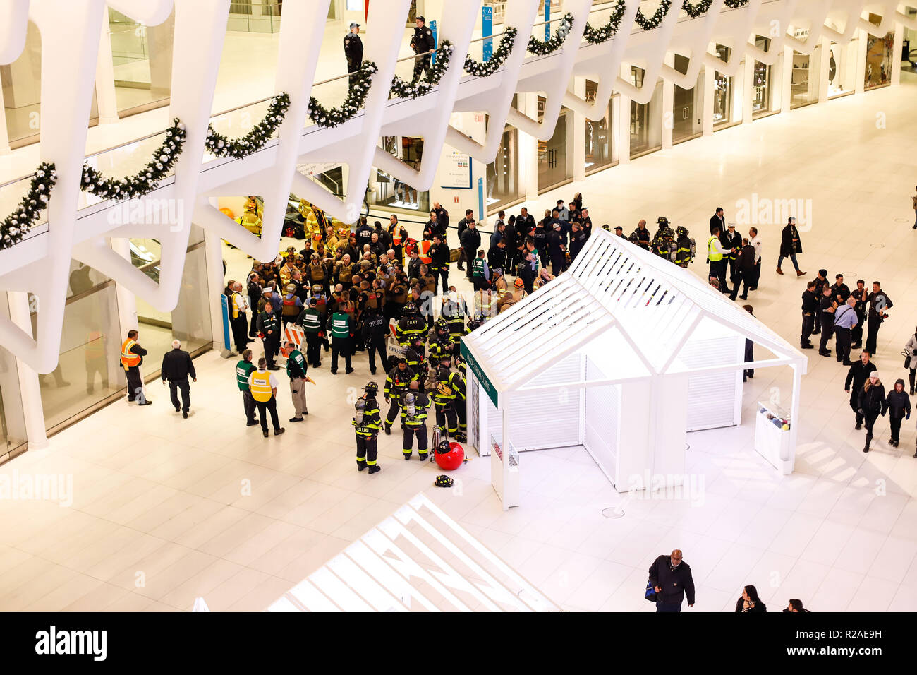 New York, NEW YORK, USA. 18th Nov, 2018. Port Authority conducts ...