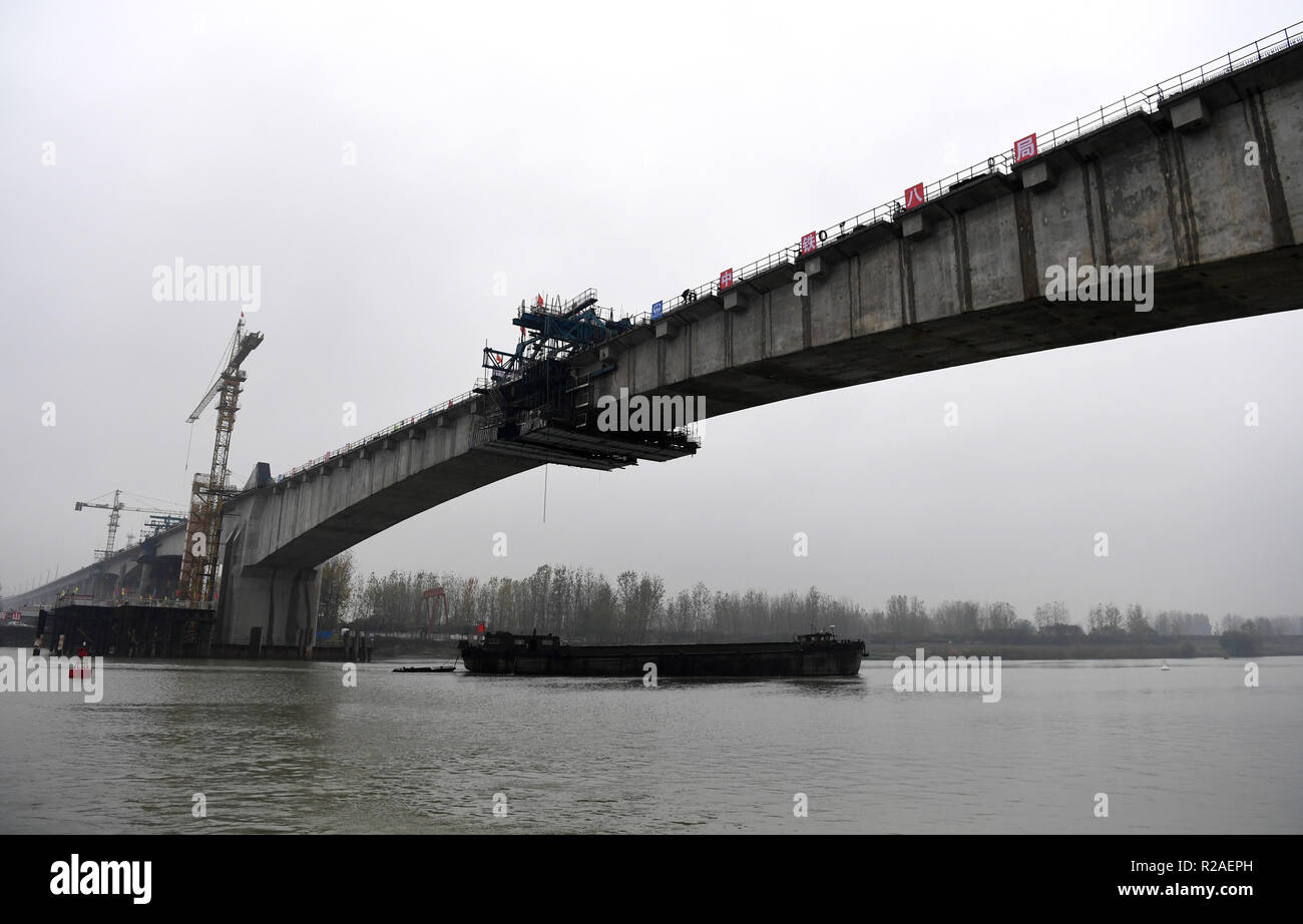 Shouxian. 18th Nov, 2018. Photo taken on Nov. 18, 2018 shows the ...