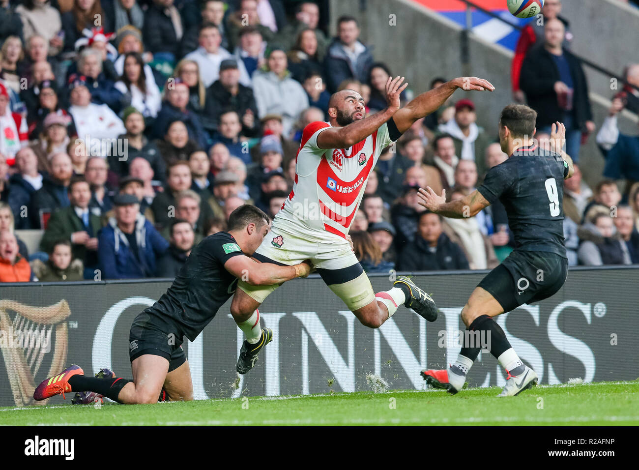 Michael Leitch of Japan during the International test match between ...