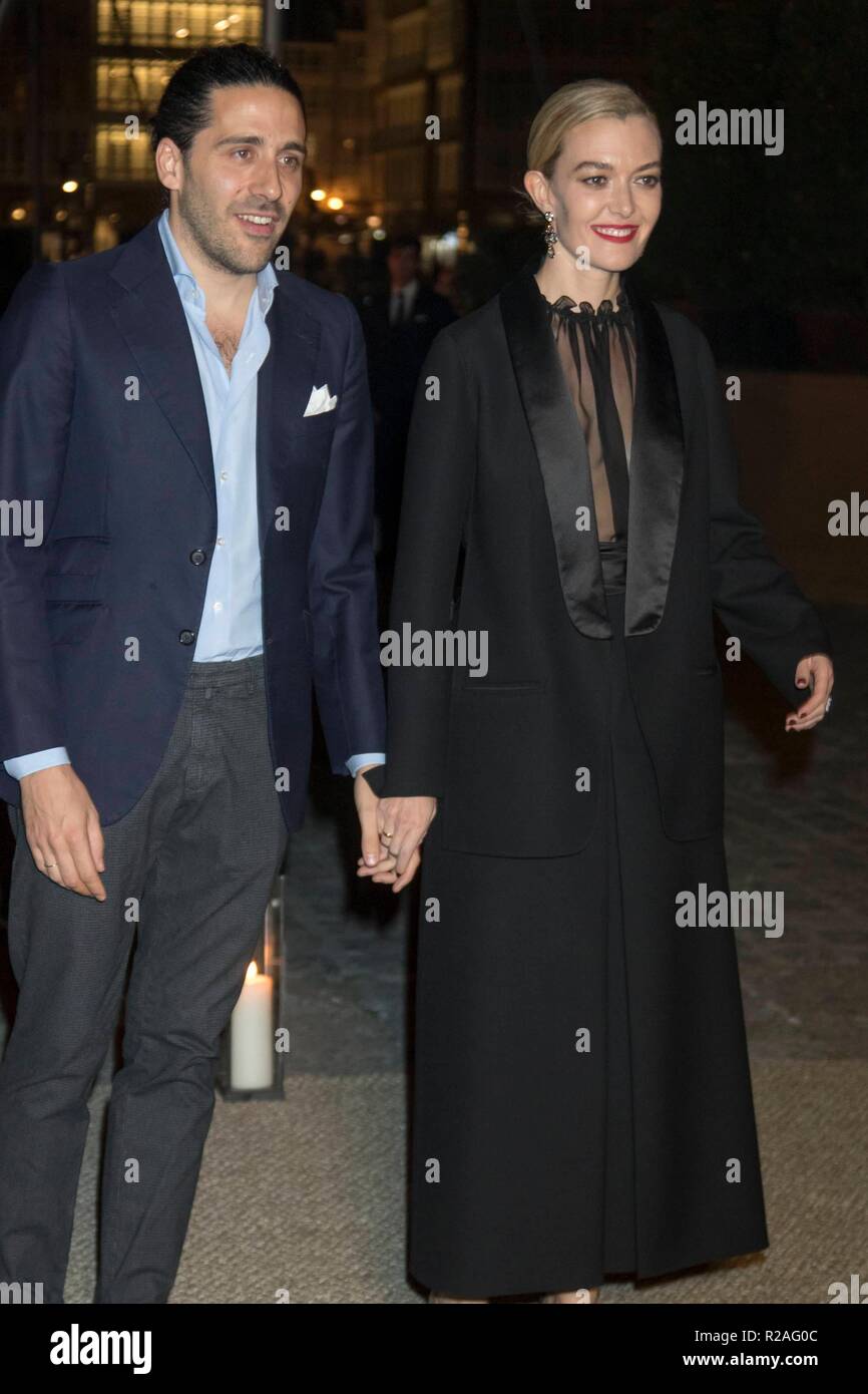 17 noviembre 2018 MARTA ORTEGA;CARLOS TORRETA; 16/11/2018 arriving at ...