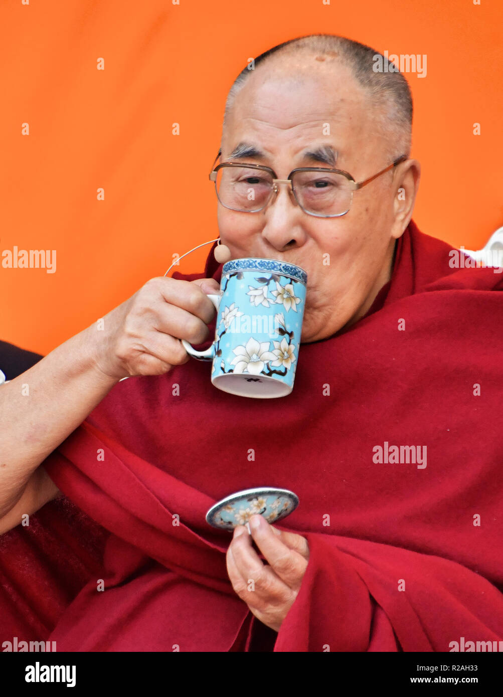 Tokyo, Japan. 17th Nov, 2018. The 14th Dalai Lama attends a talk event ...
