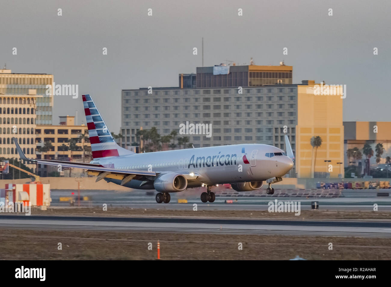 Los Angeles, California, USA. 16th Sep, 2014. The plane of American ...