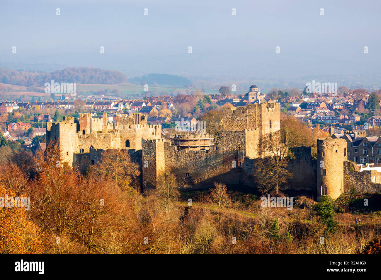 Ludlow from whitcliffe common hi-res stock photography and images - Alamy