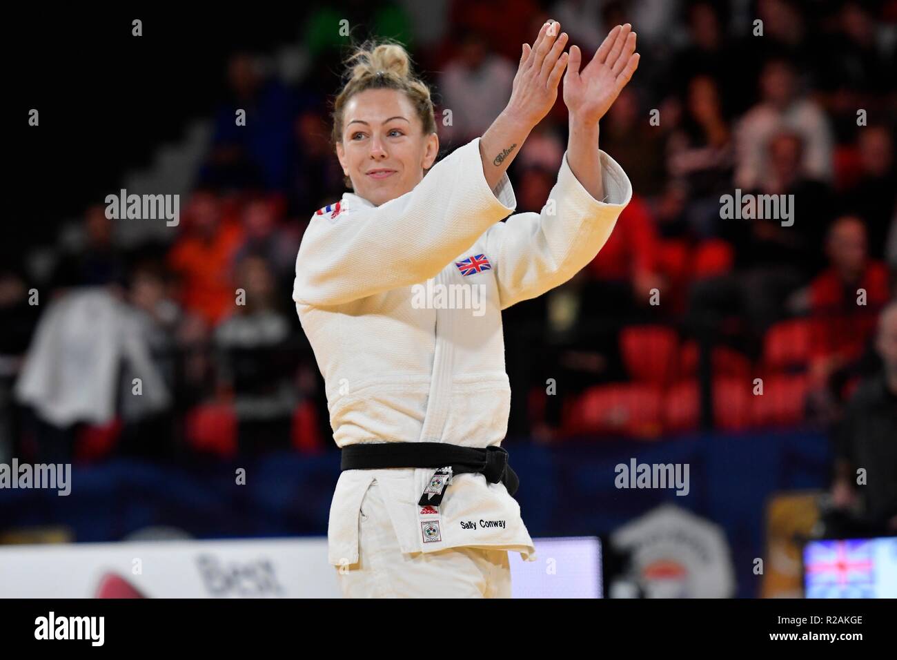 17-11-2018 JUDO: THE HAGUE GRAND PRIX: DEN HAAG -70 kg. Sally Conway ...