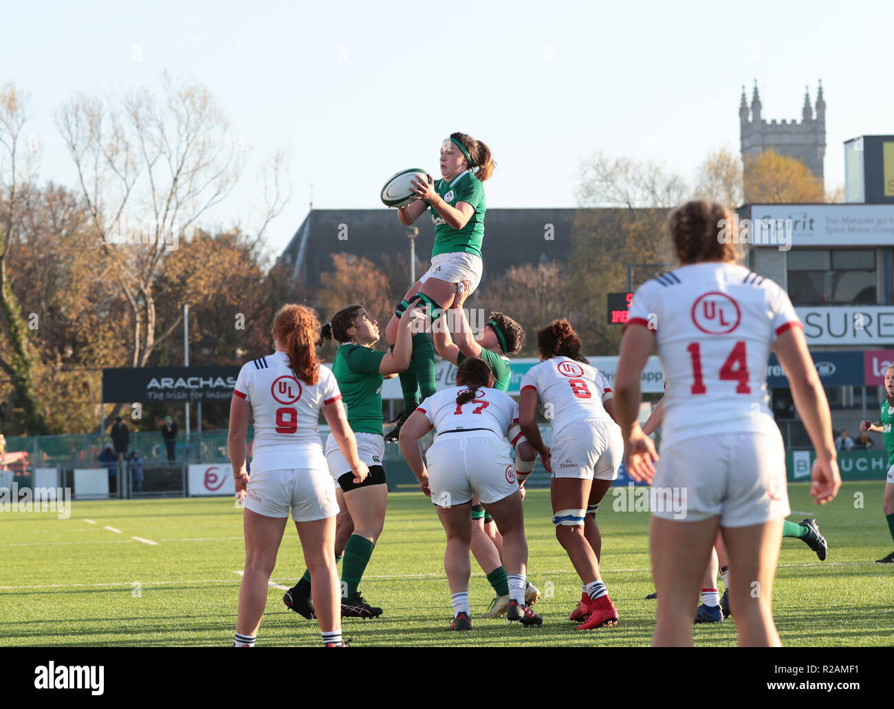 Energia Park, Dublin, Ireland. 18th Nov, 2018. Womens International ...