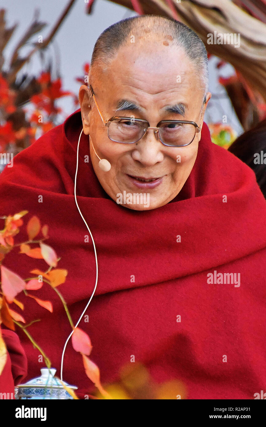 Tokyo, Japan. 17th Nov, 2018. The Dalai Lama at the 'One - We Are One ...