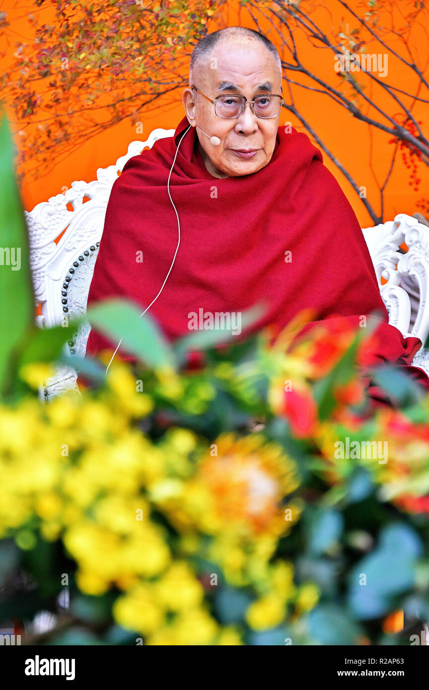 Tokyo, Japan. 17th Nov, 2018. The Dalai Lama at the 'One - We Are One ...