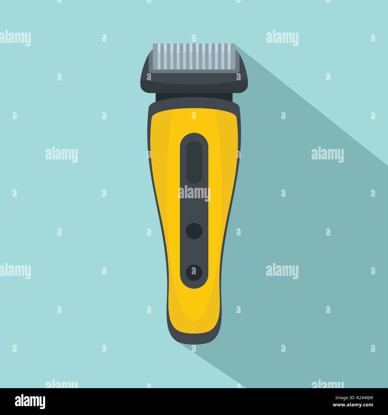 Electric beard razor icon. Flat illustration of electric beard razor ...