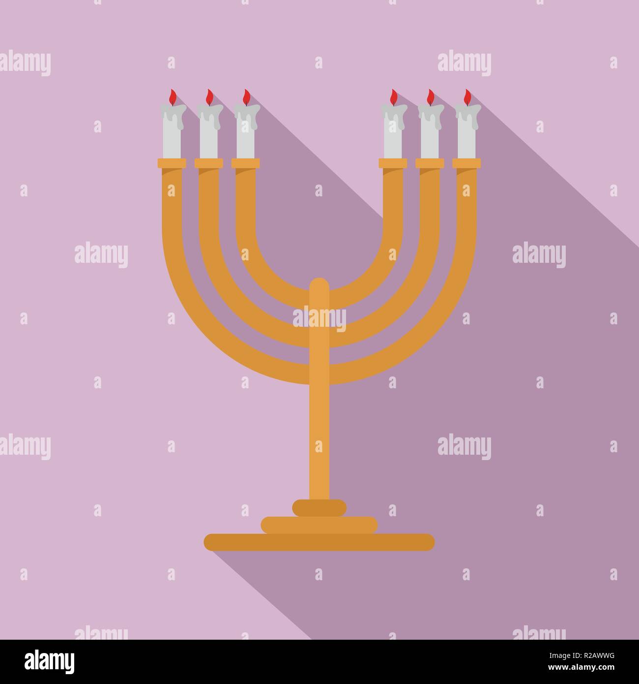 Candlesticks icon. Flat illustration of candlesticks vector icon for ...