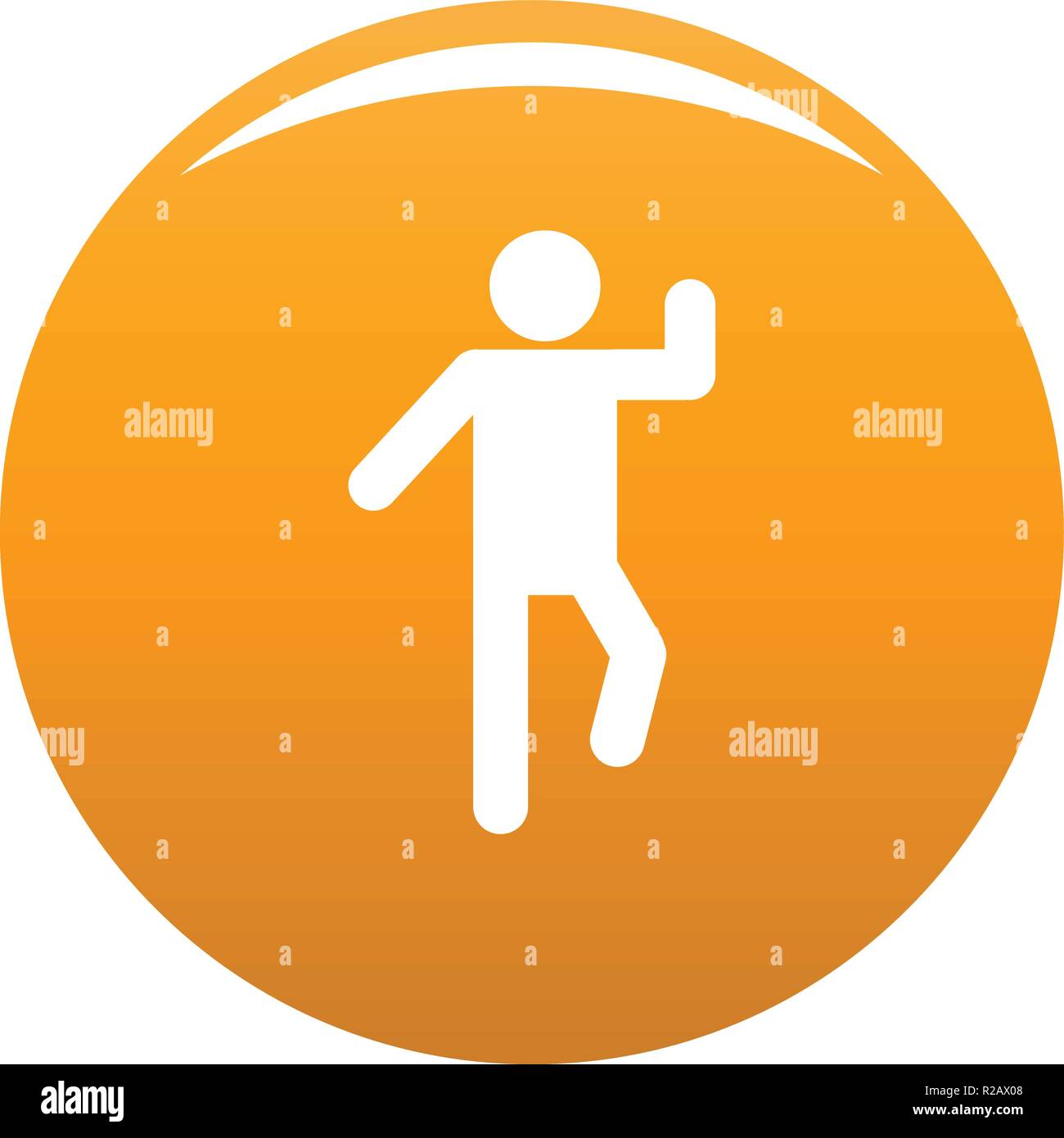 Stick figure stickman icon pictogram. Vector simple illustration of ...