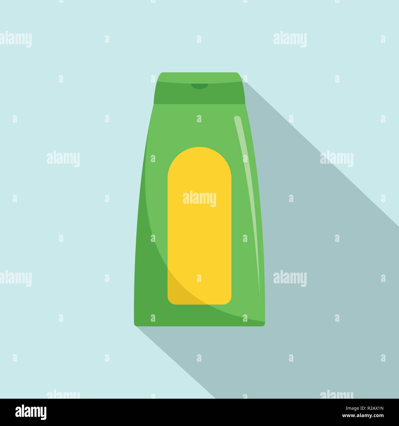 Aloe gel icon. Flat illustration of aloe gel vector icon for web design ...