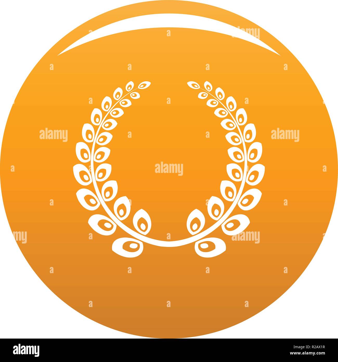Wreath icon. Simple illustration of wreath vector icon for any design ...