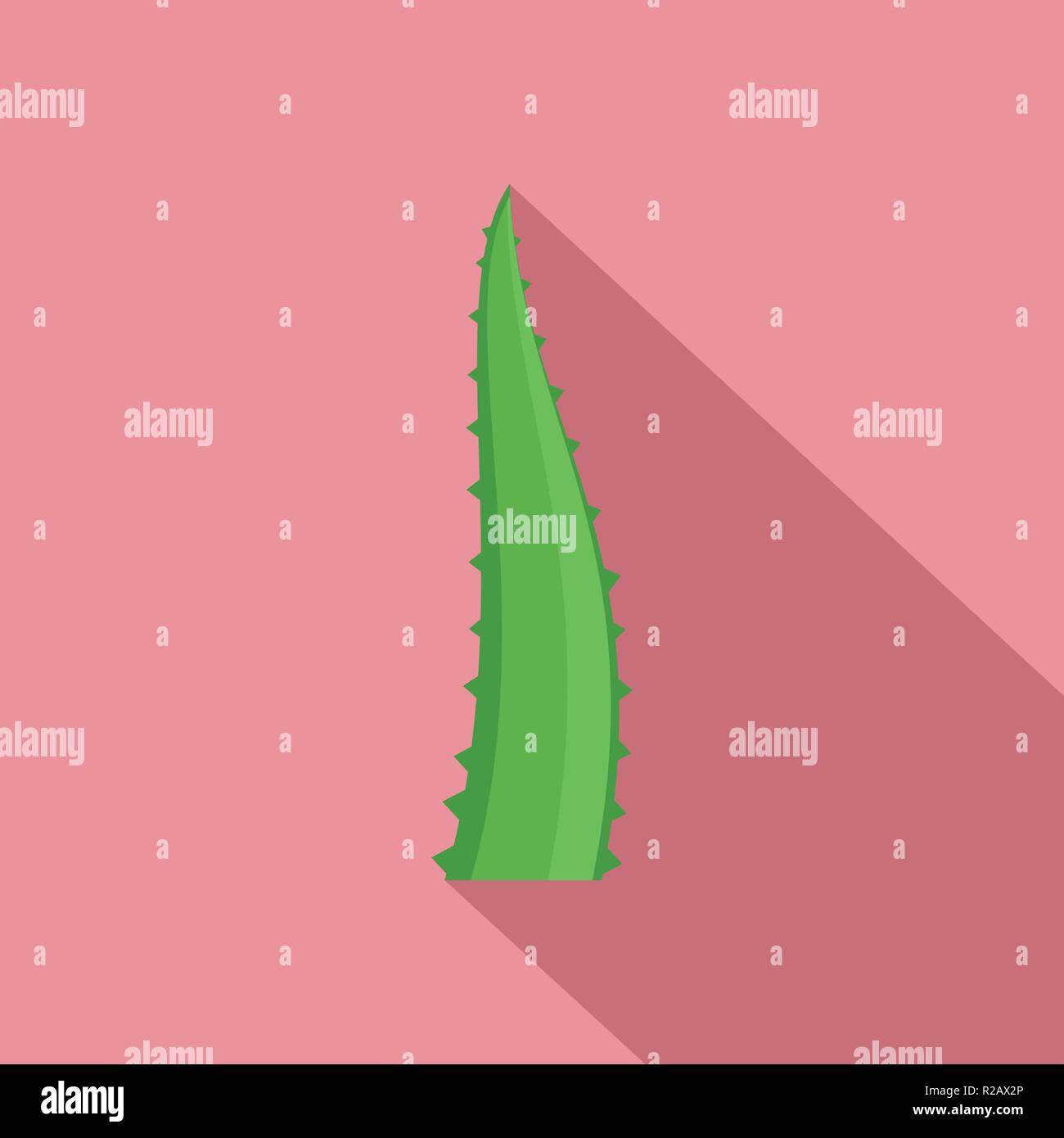 Aloe piece icon. Flat illustration of aloe piece vector icon for web ...