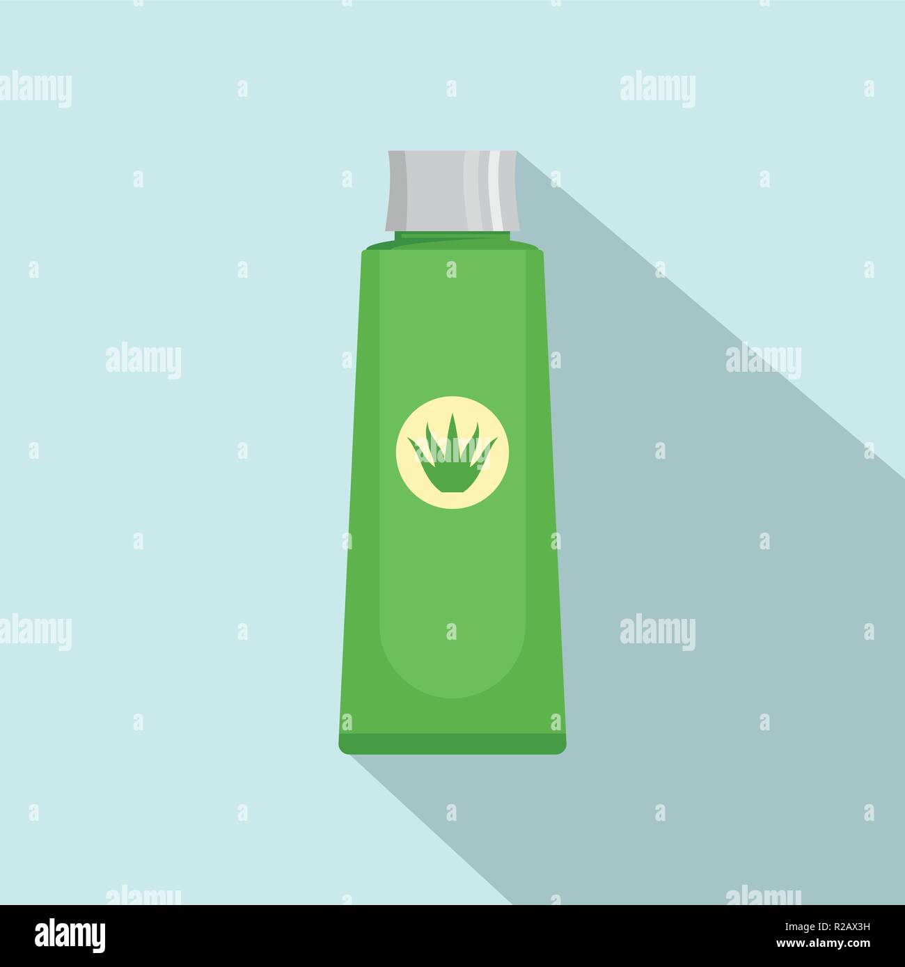 Aloe vera extract icon. Flat illustration of aloe vera extract vector ...