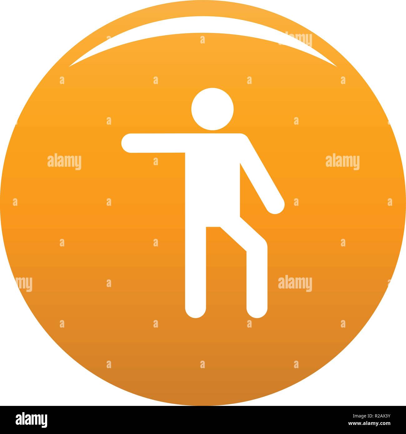 Stick figure stickman icon pictogram. Vector simple illustration of ...