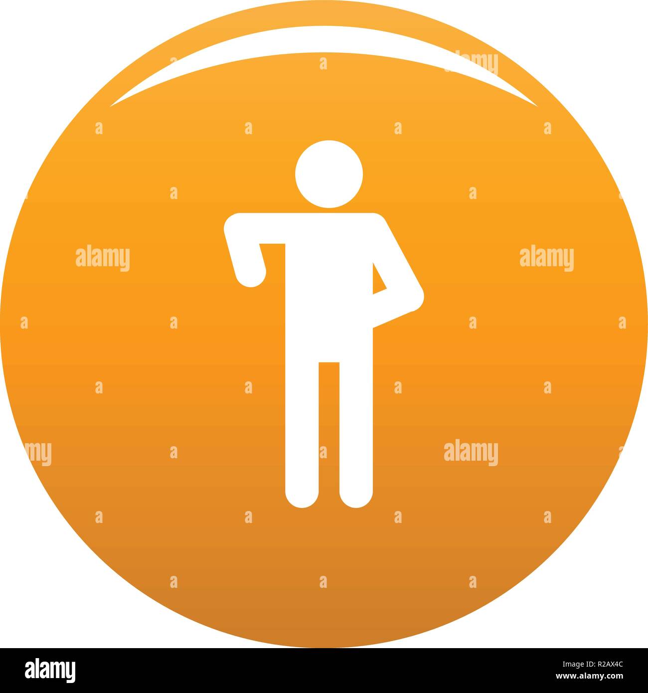 Stick figure stickman icon pictogram. Vector simple illustration of ...