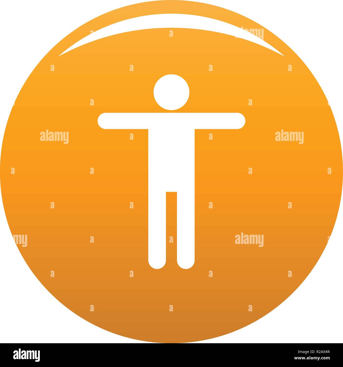 Stick figure stickman icon pictogram. Vector simple illustration of ...