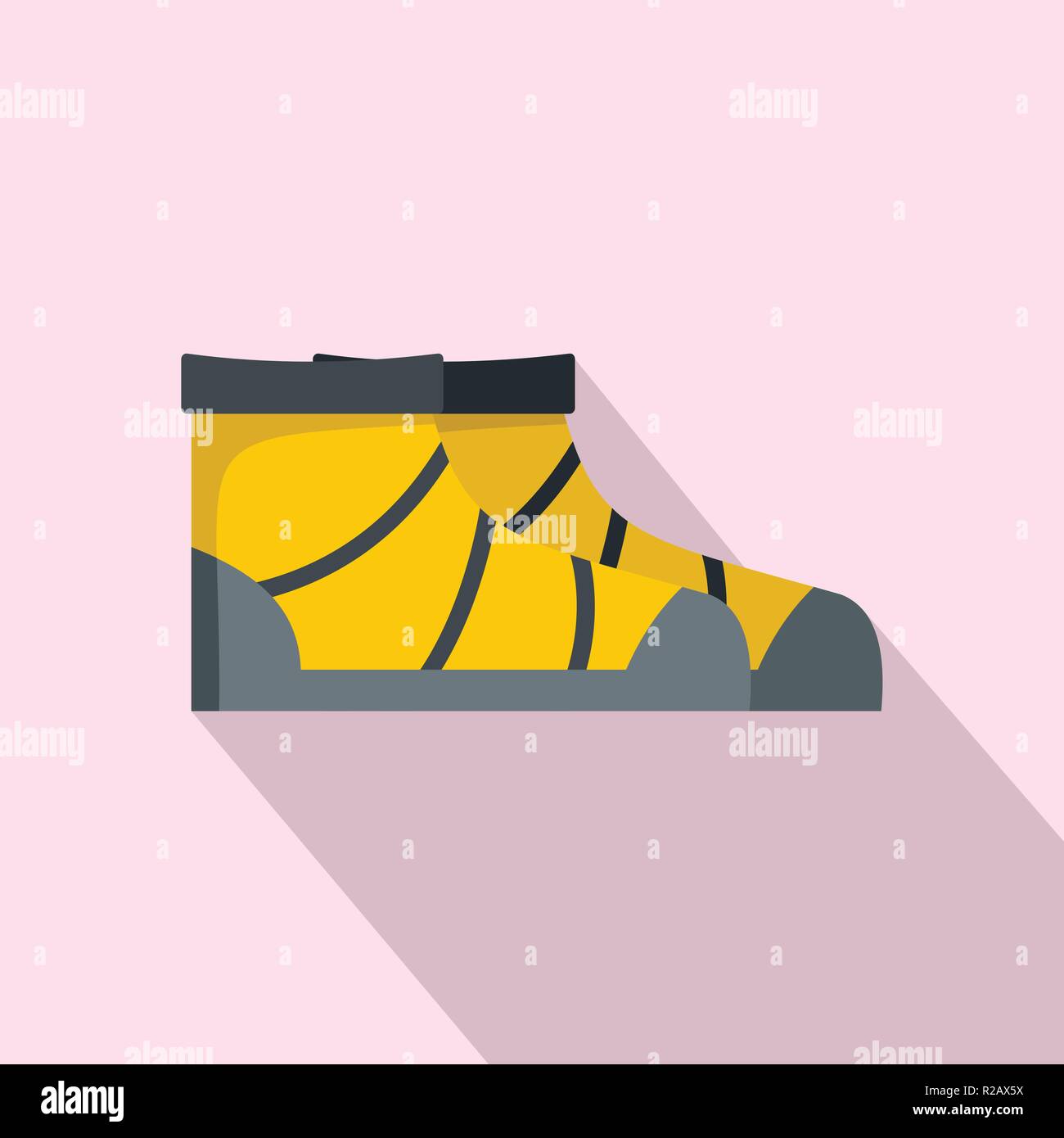 River boots icon. Flat illustration of river boots vector icon for web ...