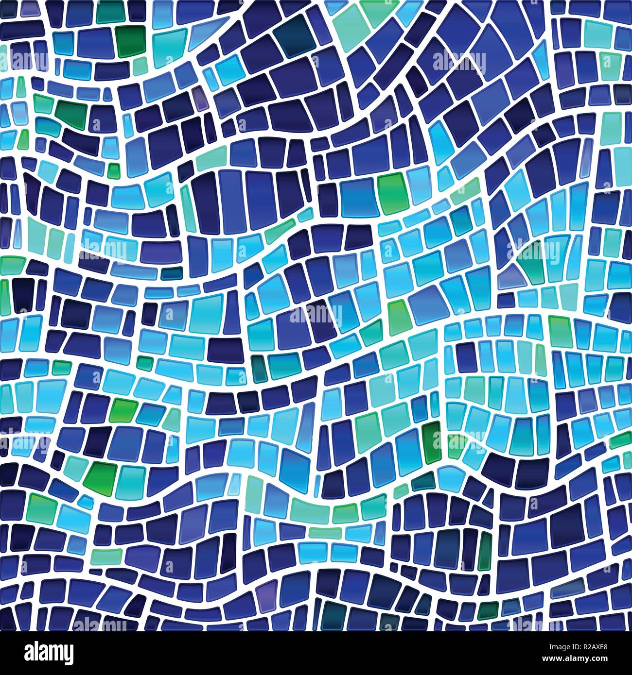 abstract vector stained-glass mosaic background - blue and violet Stock ...