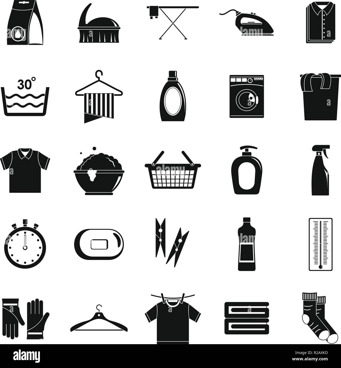Laundry pictogram hi-res stock photography and images - Alamy