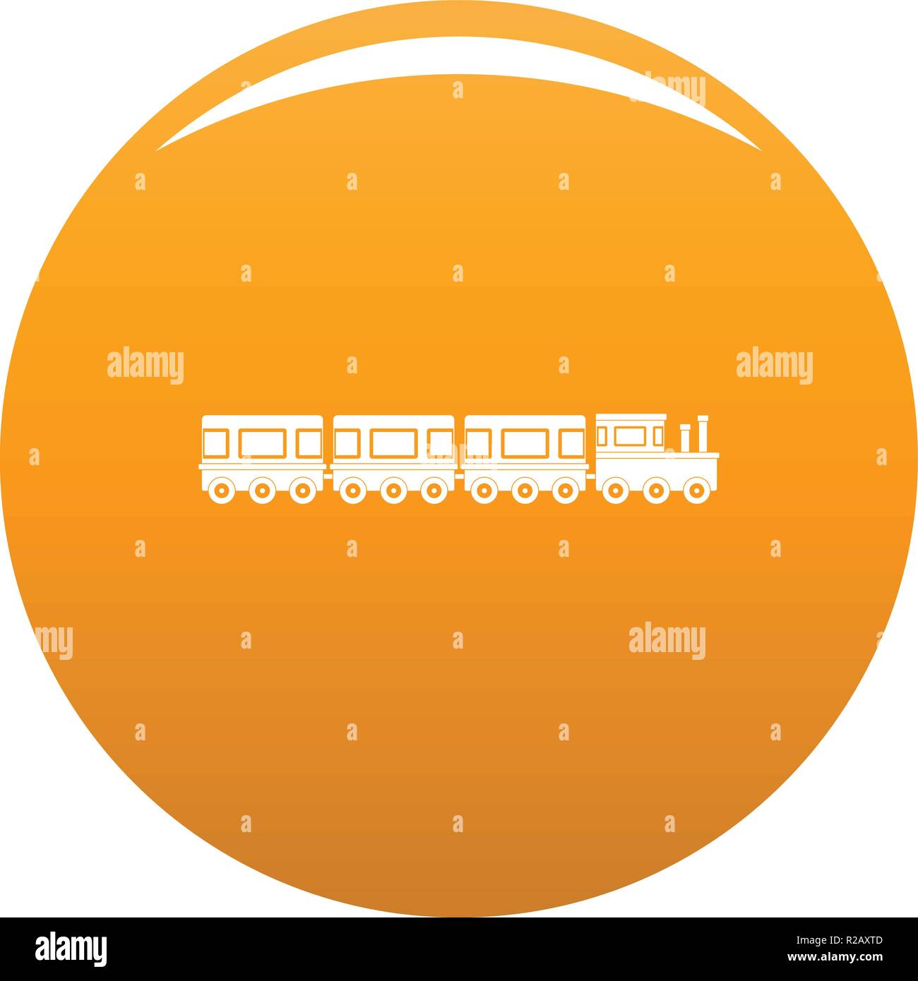 Train icon. Simple illustration of train vector icon for any design ...