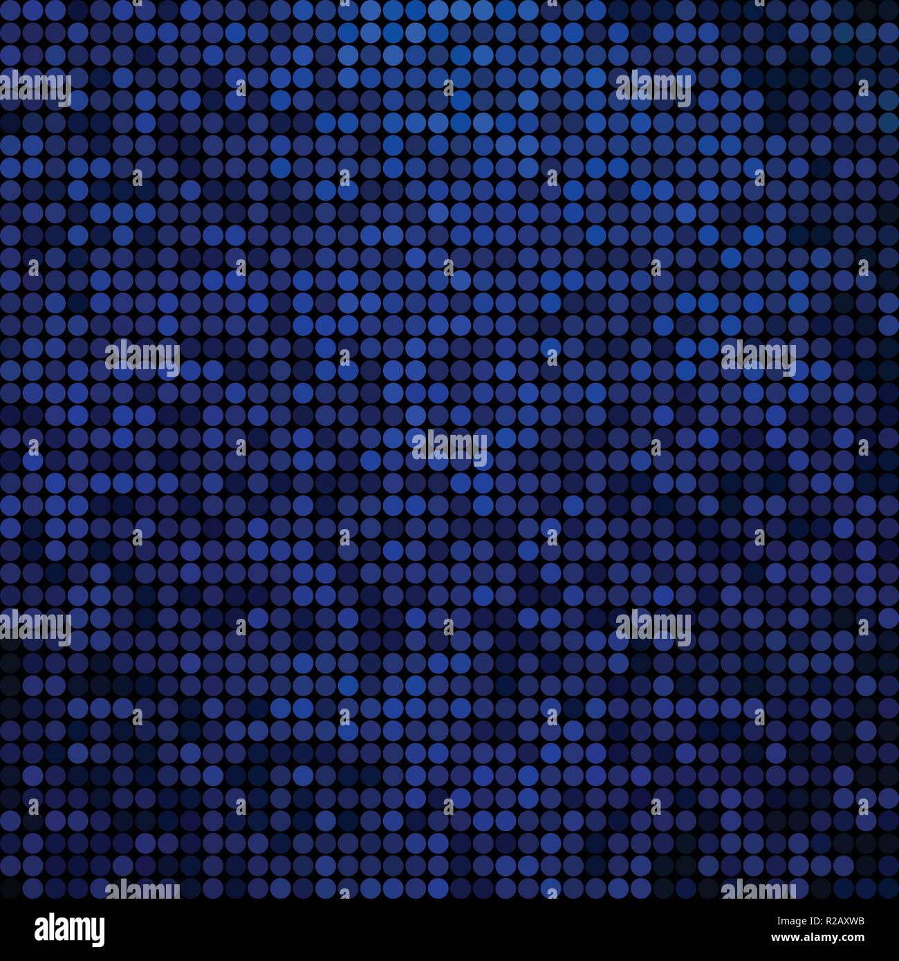 abstract vector colored round dots background - dark blue Stock Vector ...