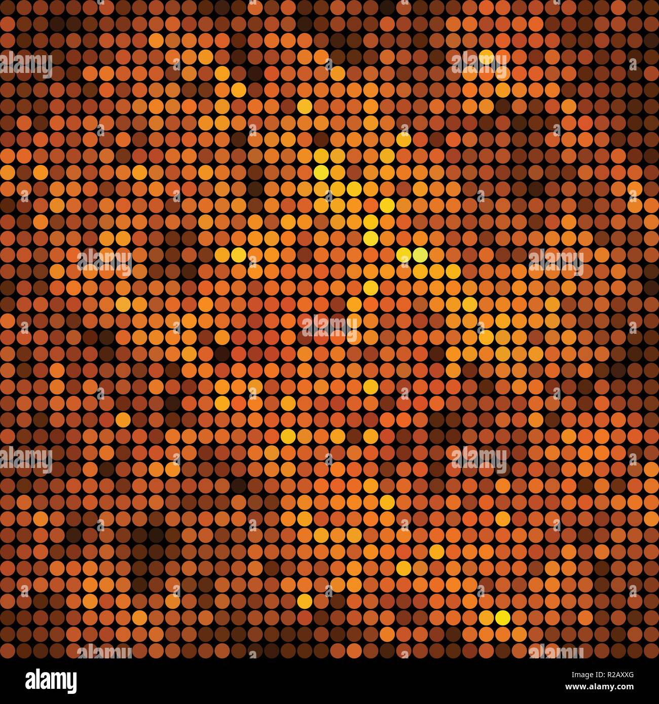 abstract vector colored round dots background - orange Stock Vector ...