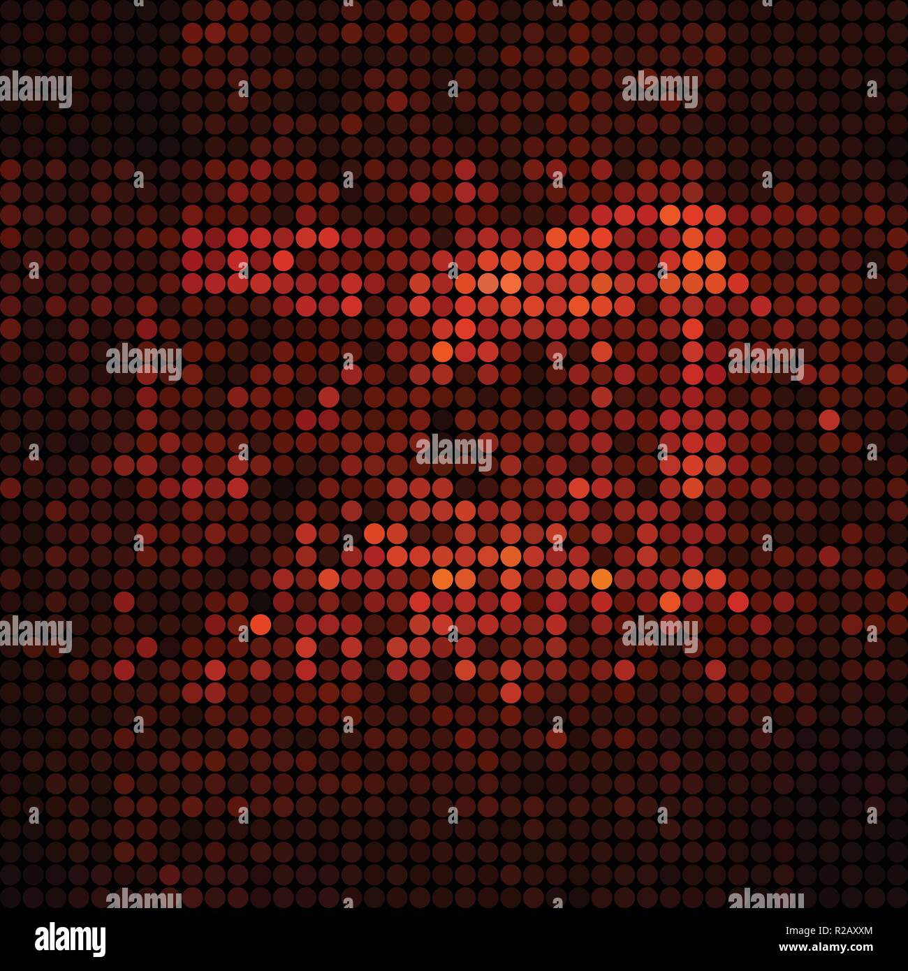 abstract vector colored round dots background - red Stock Vector Image ...