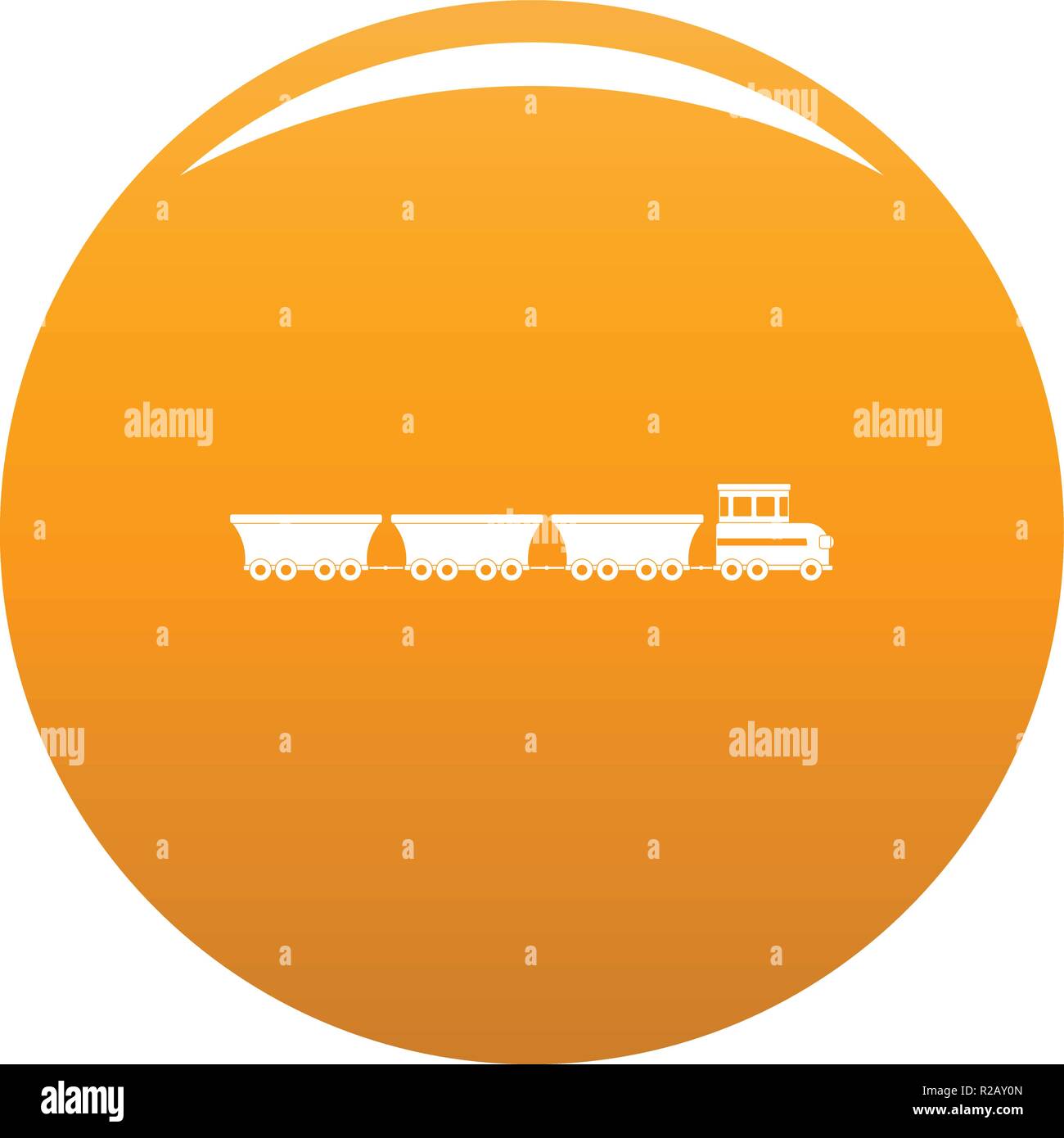 commercial train icon. Simple illustration of commercial train vector ...