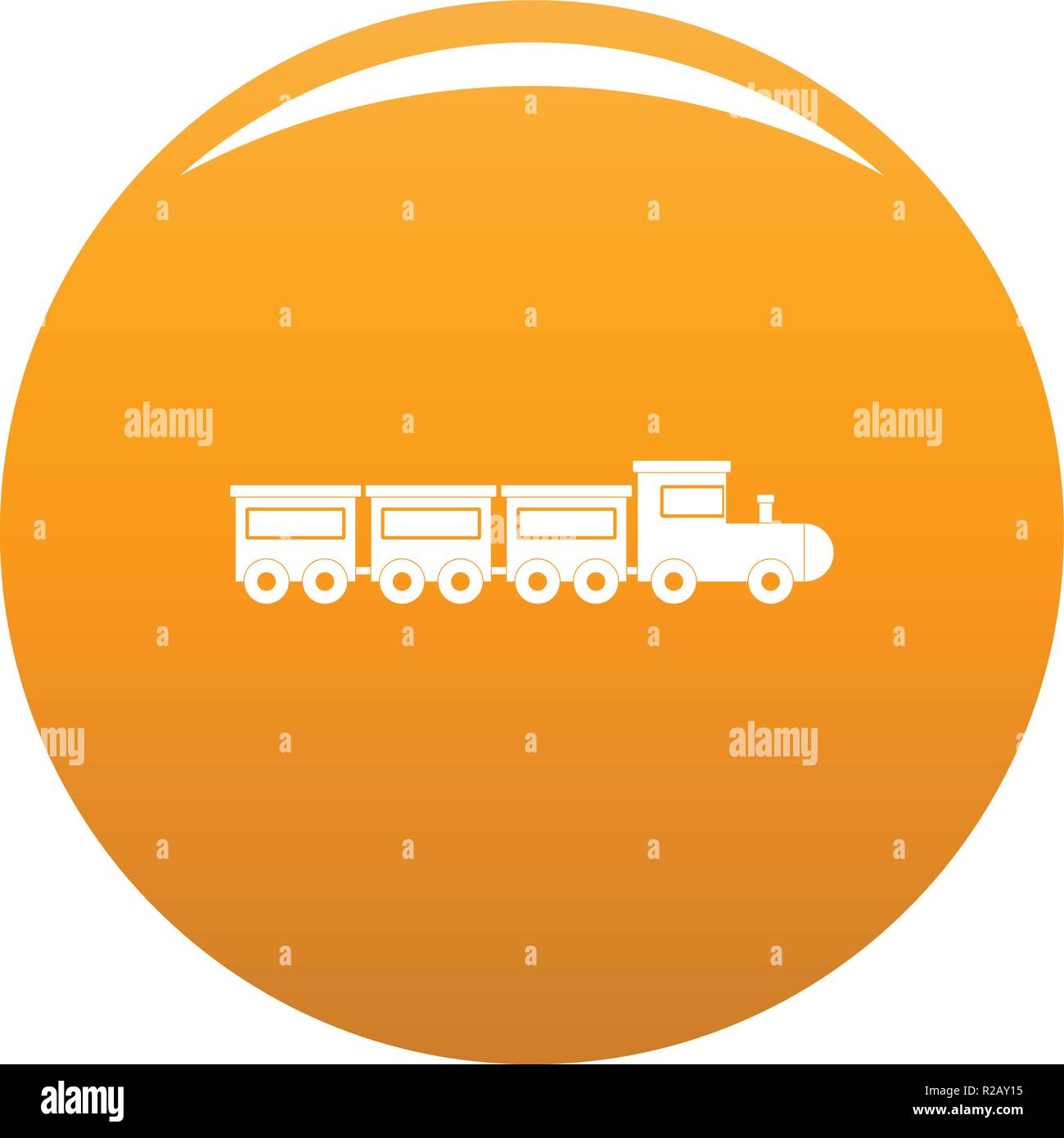 toy train icon. Simple illustration of toy train vector icon for any ...