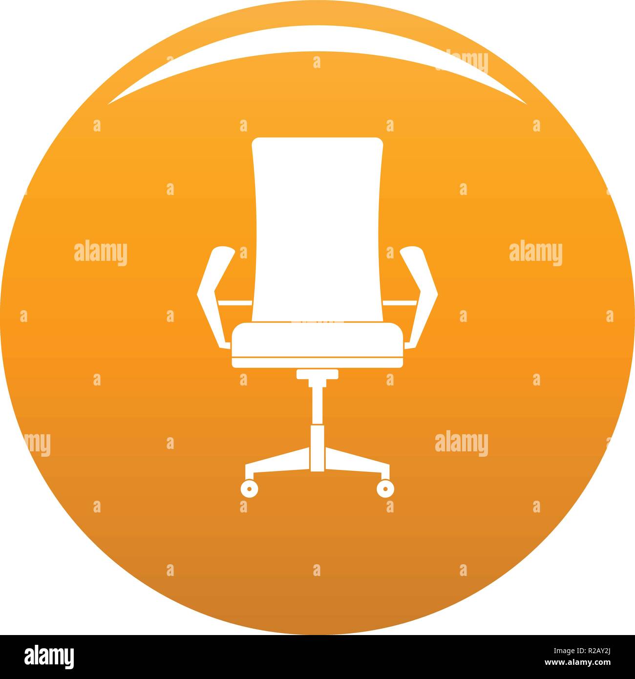 Comfortable chair icon. Simple illustration of comfortable chair vector ...