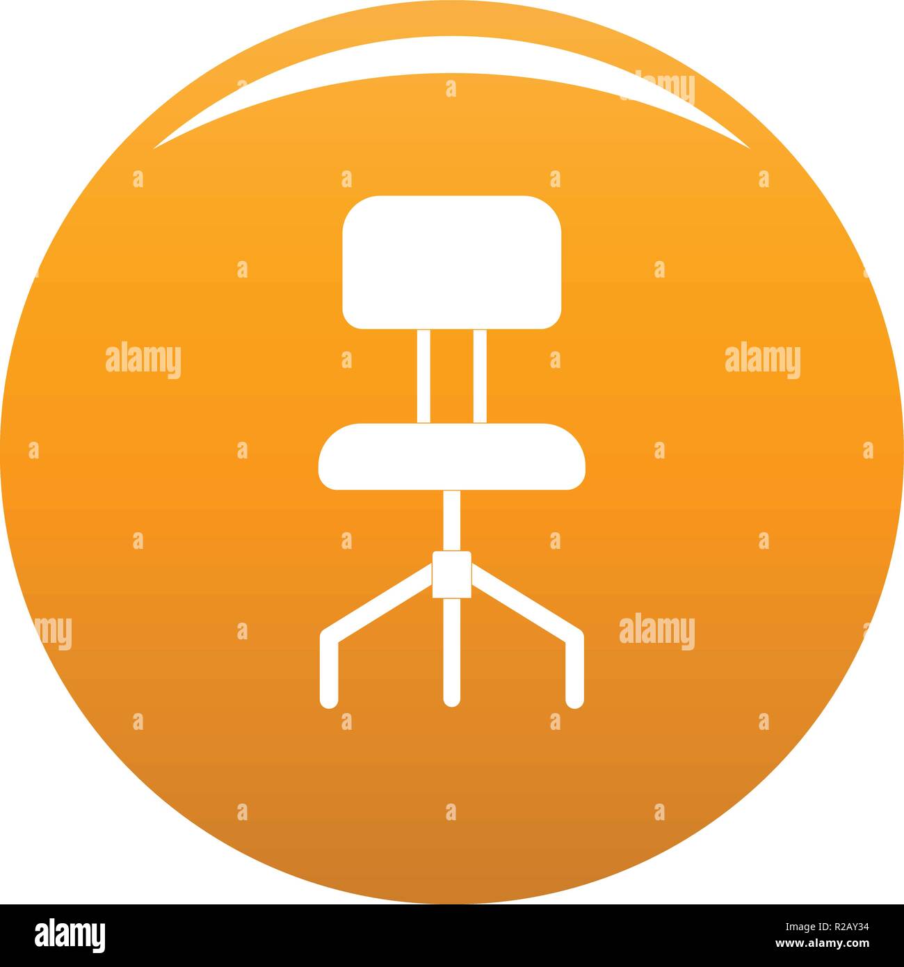 Hard chair icon. Simple illustration of hard chair vector icon for any ...