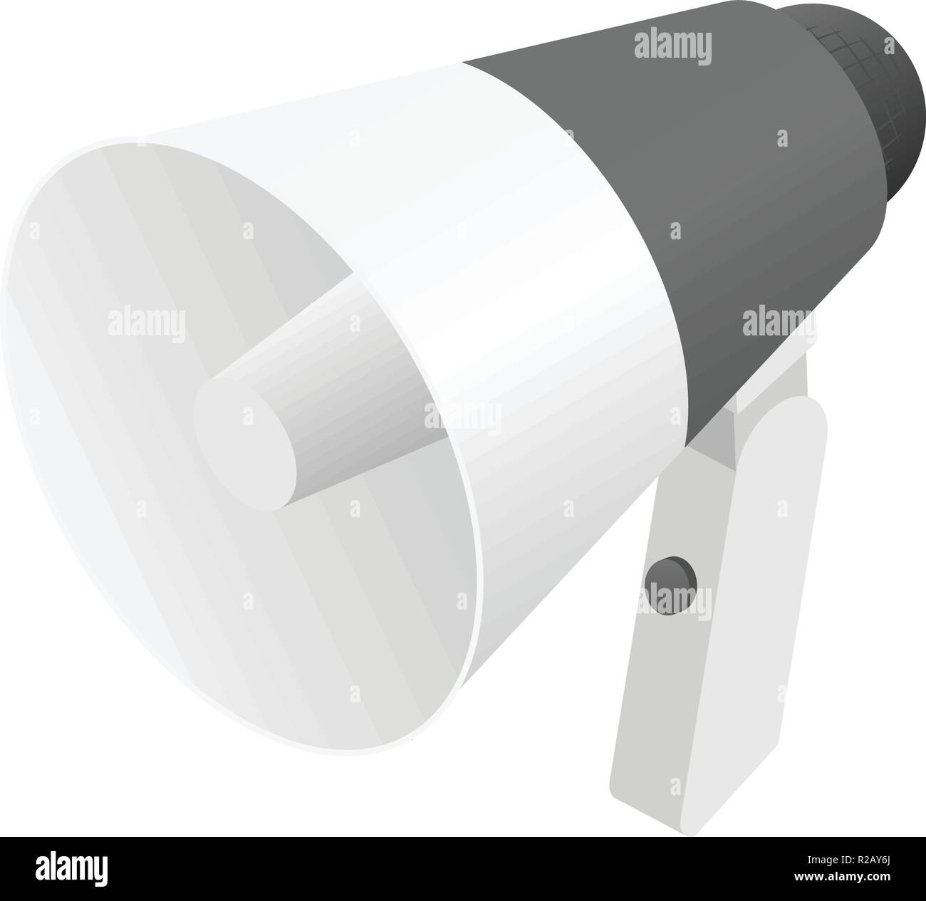 Modern hand speaker icon. Isometric of modern hand speaker vector icon ...