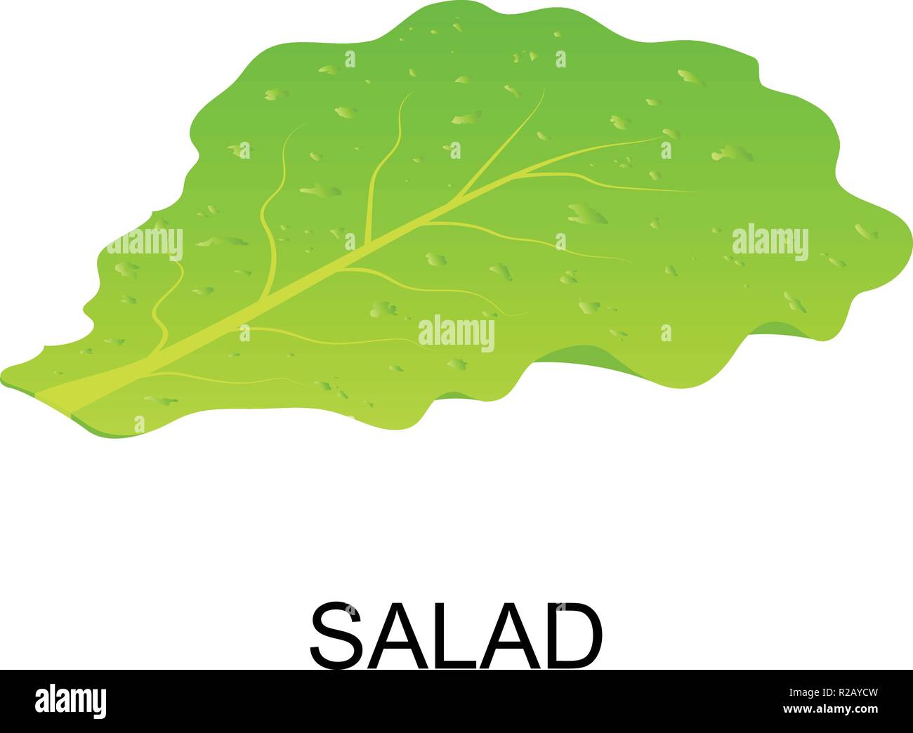 Salad icon. Isometric of salad vector icon for web design isolated on ...