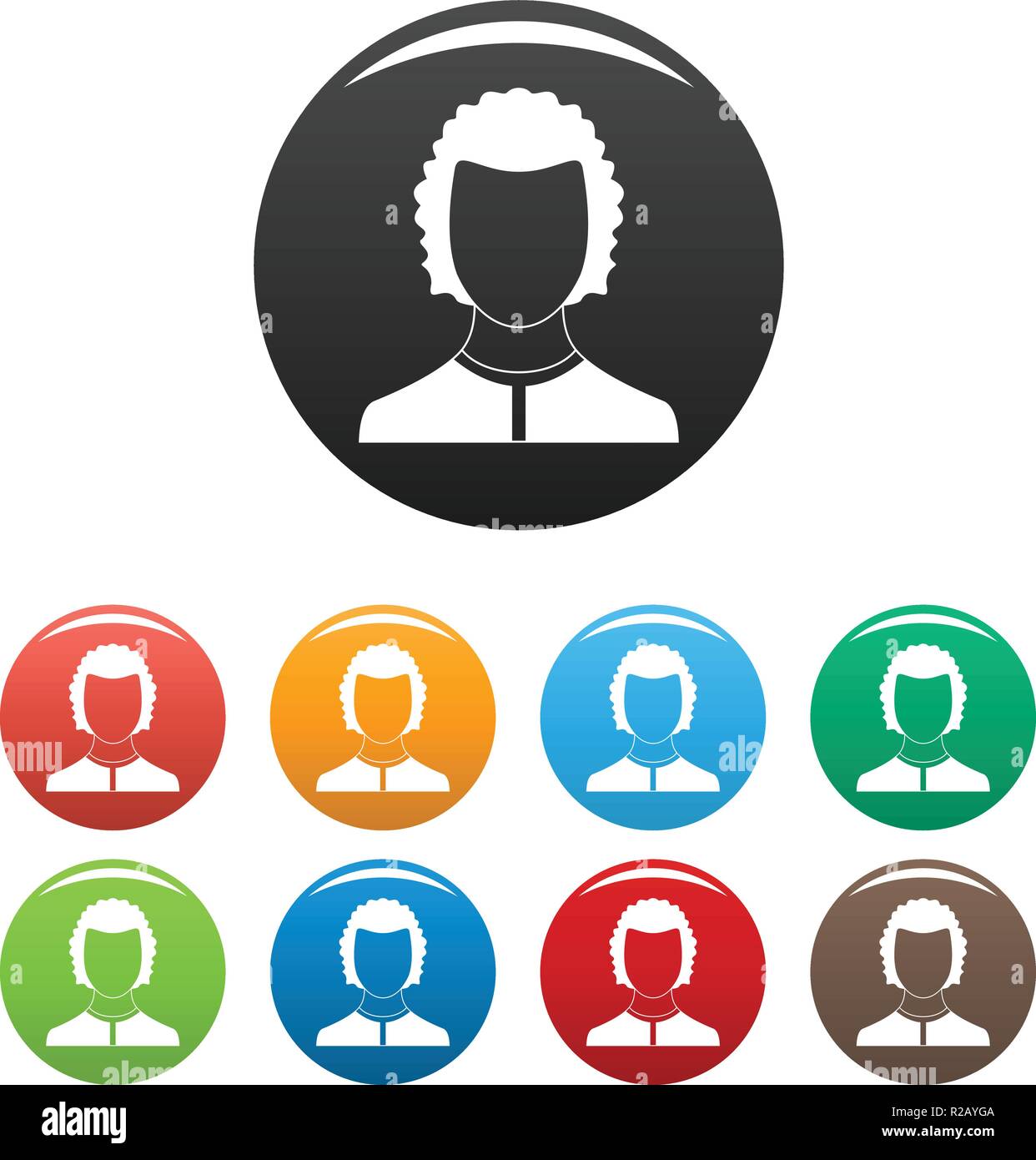 Man avatar icon. Simple illustration of man avatar vector icons set ...