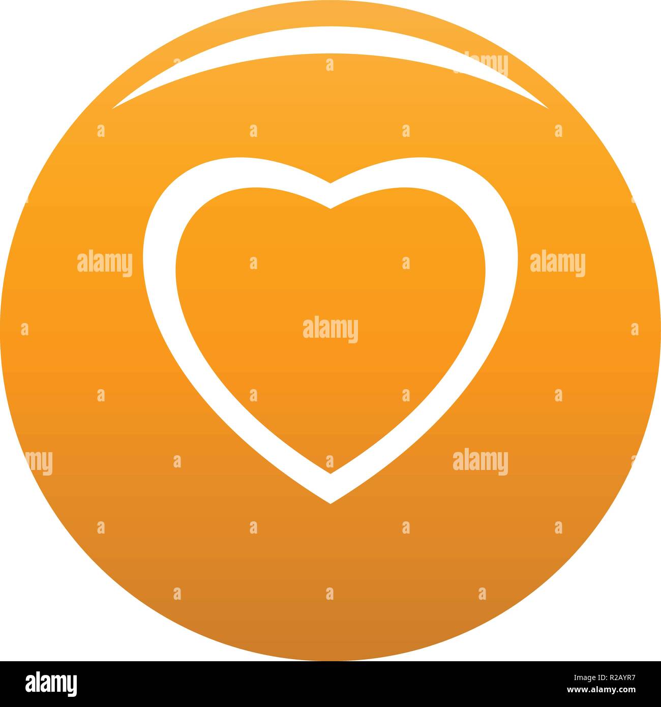 Fearless heart icon. Simple illustration of fearless heart vector icon ...