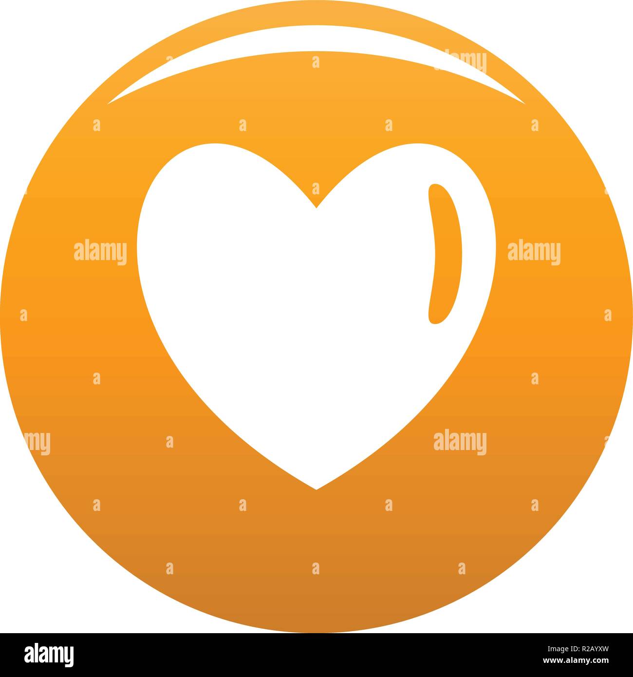 Warm human heart icon. Simple illustration of warm human heart vector ...