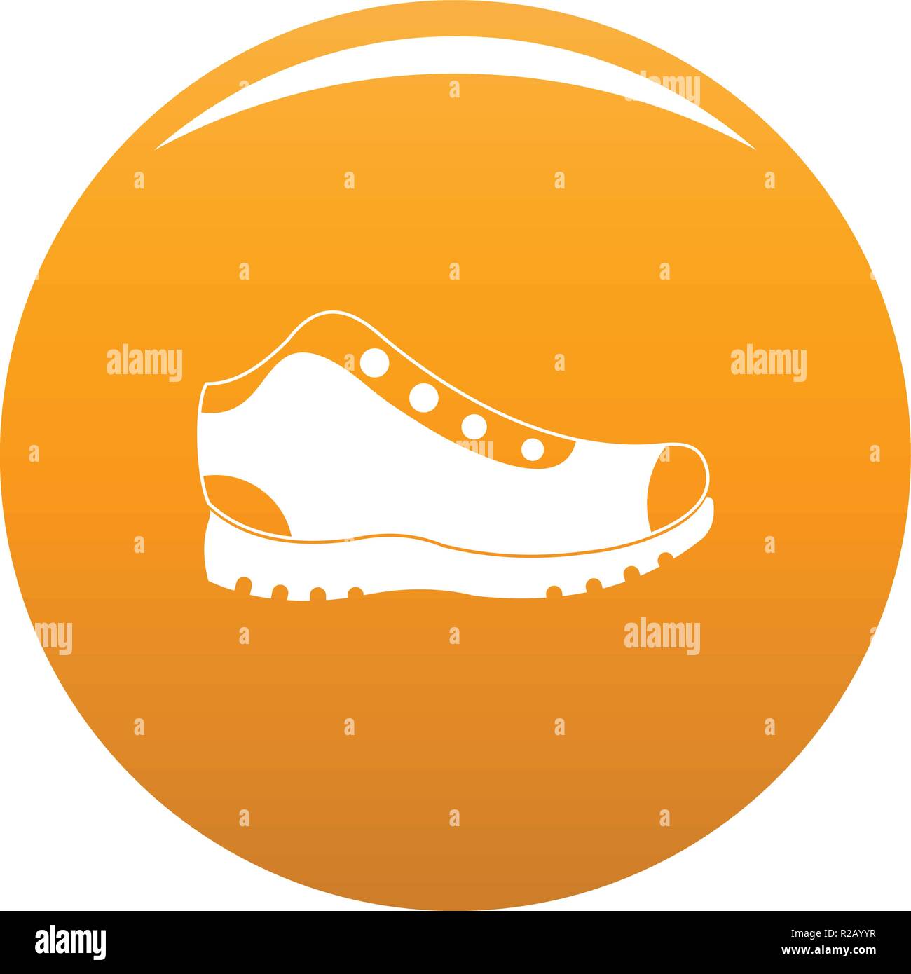 Hiking boots icon. Simple illustration of hiking boots vector icon for ...