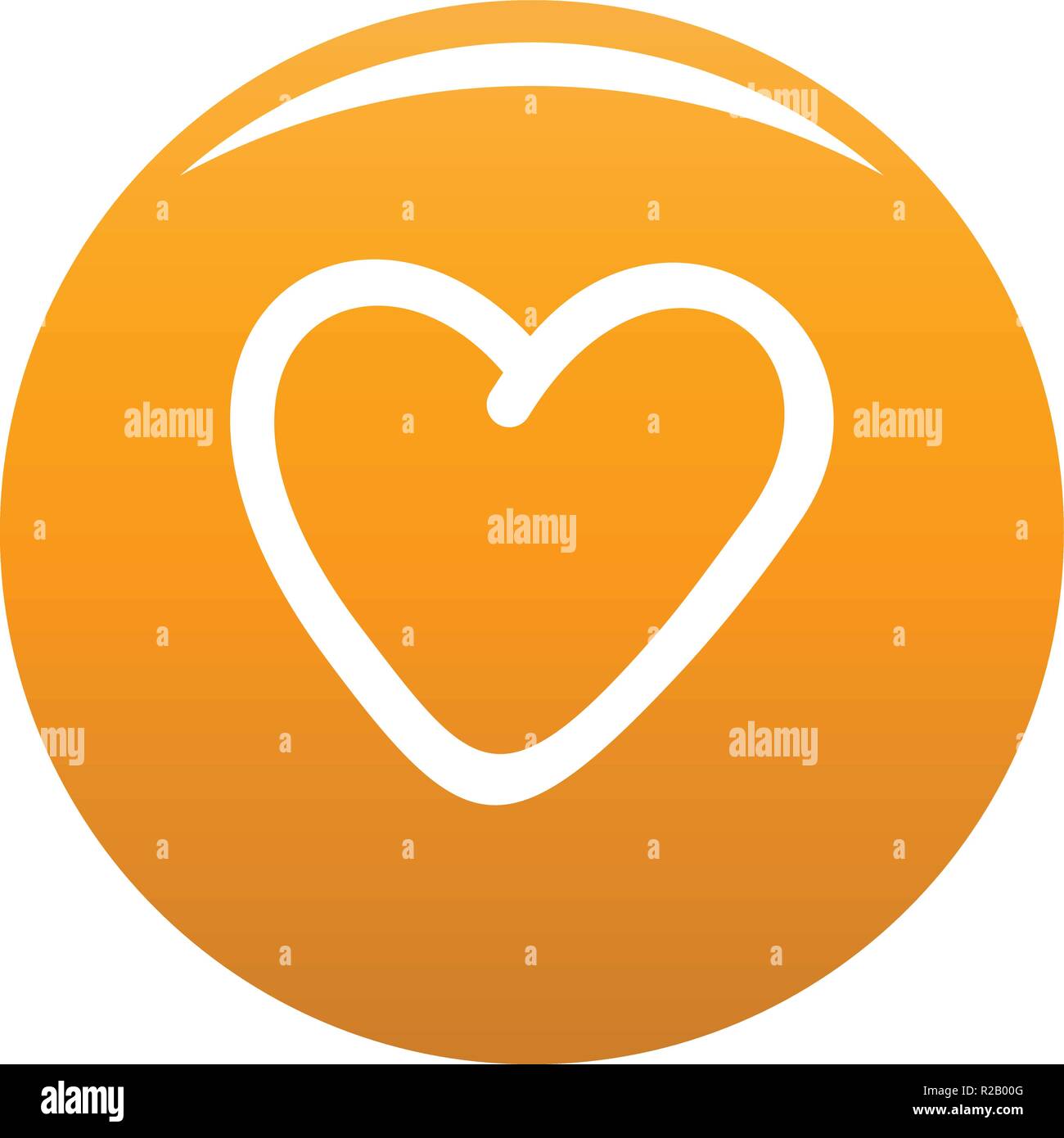 Greedy heart icon. Simple illustration of greedy heart vector icon for ...