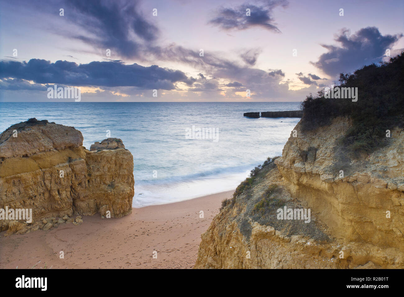 Praia do Castelo, Castelo Beach Algarve, Portugal Stock Photo - Alamy