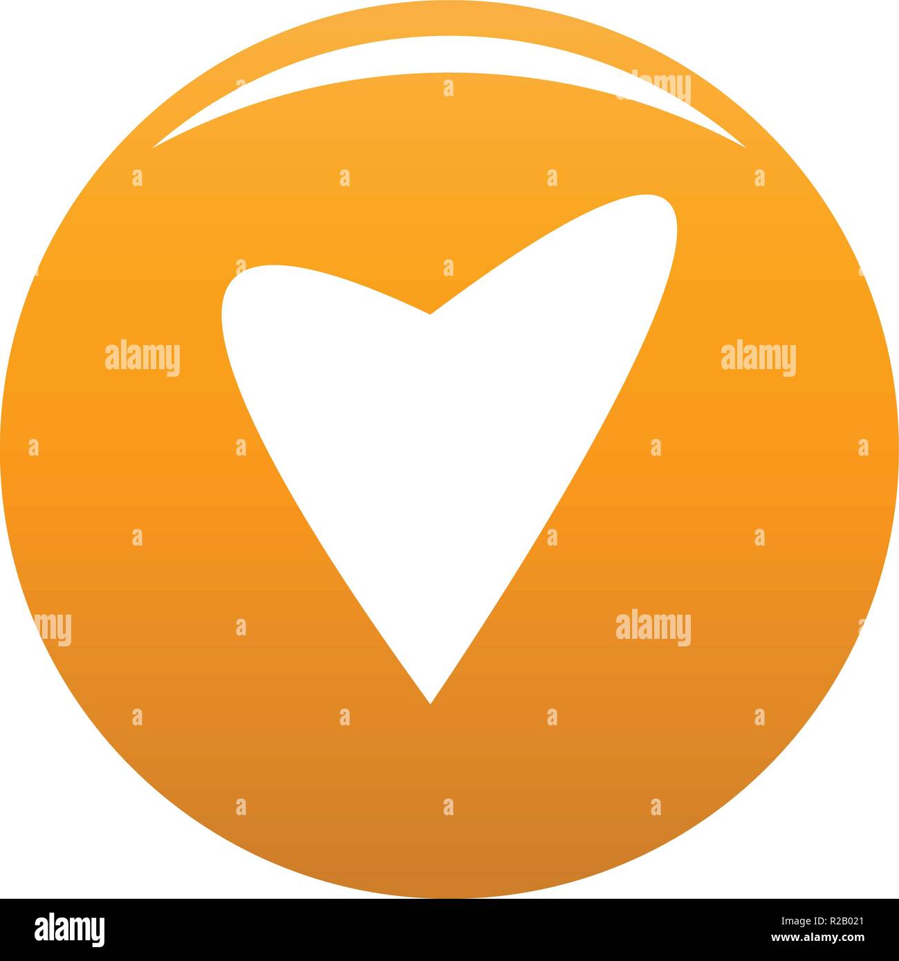 Gentle heart icon. Simple illustration of gentle heart vector icon for ...