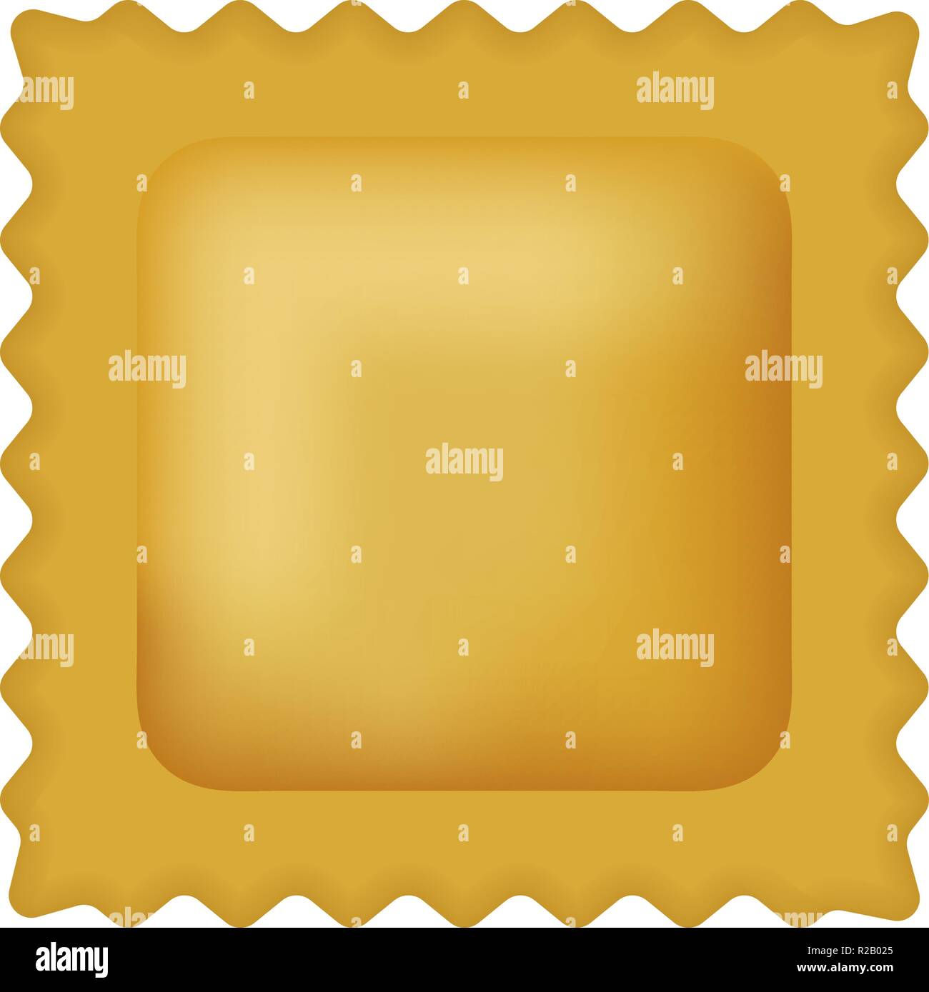 Quadretti pasta mockup. Realistic illustration of quadretti pasta ...