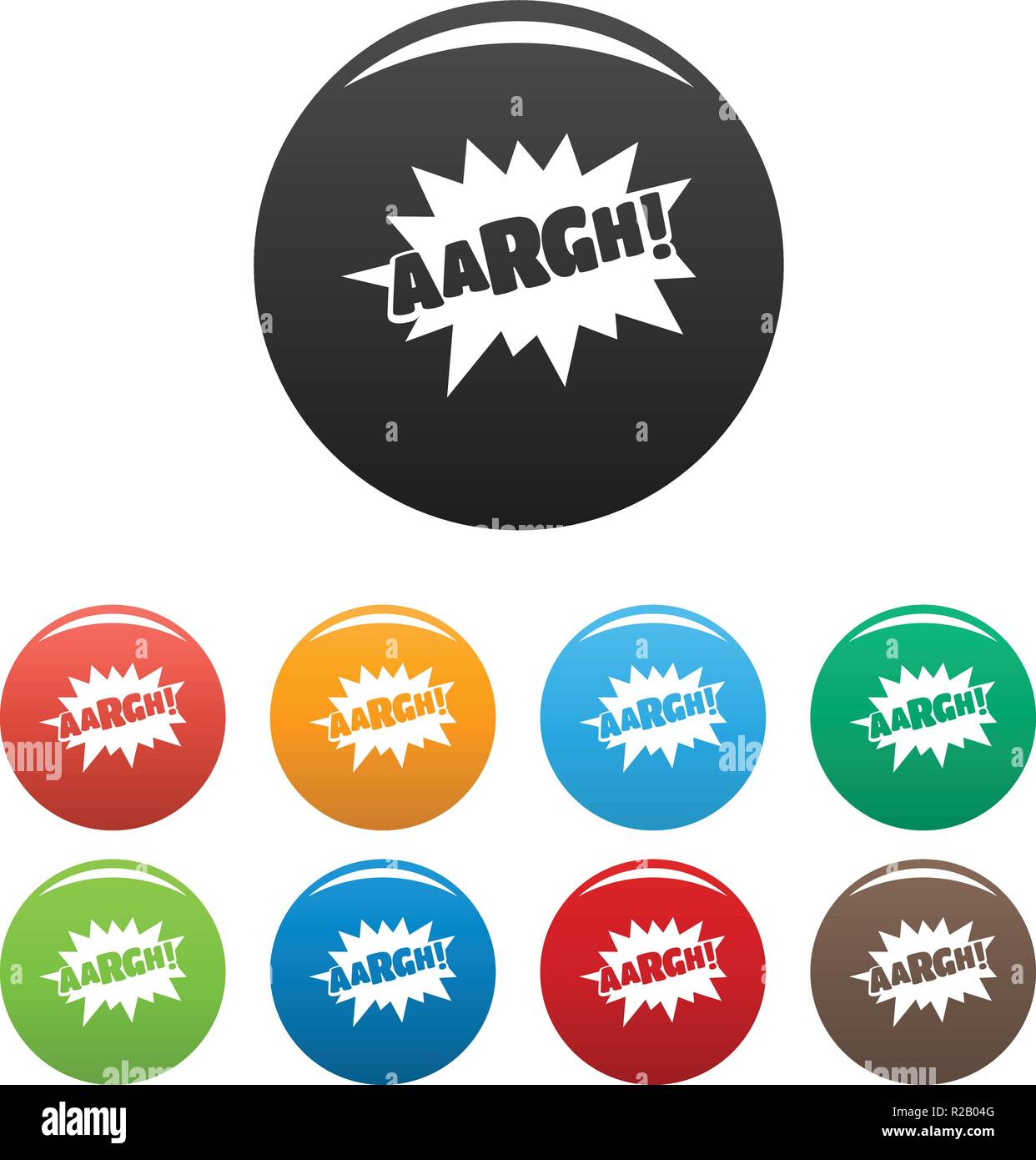 Comic boom retro icon. Simple illustration of comic boom retro vector ...