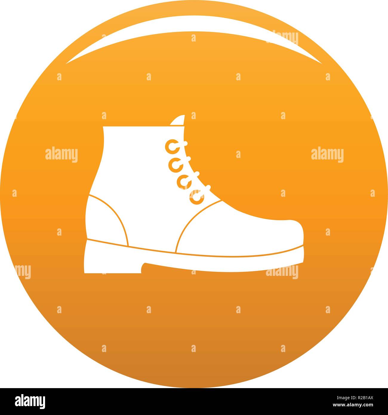 Hiking boots icon. Simple illustration of hiking boots vector icon for ...