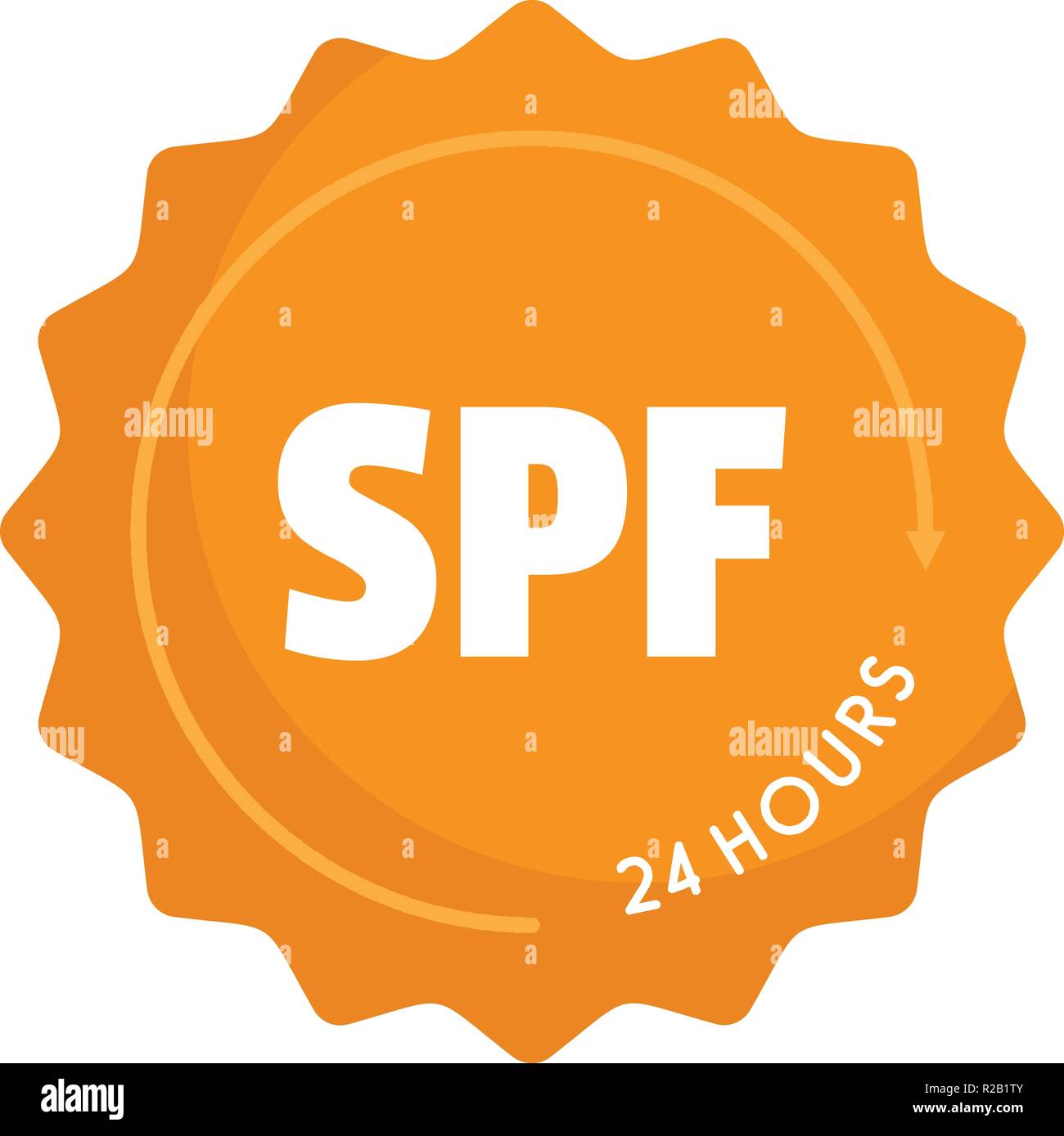 Spf logo. Flat illustration of spf vector logo for web design Stock ...