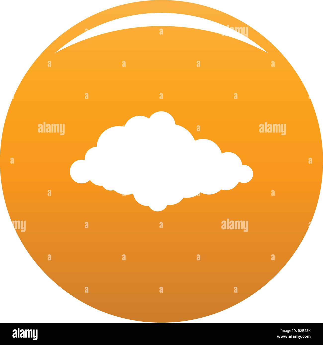 Cloudiness icon. Simple illustration of cloudiness vector icon for any ...