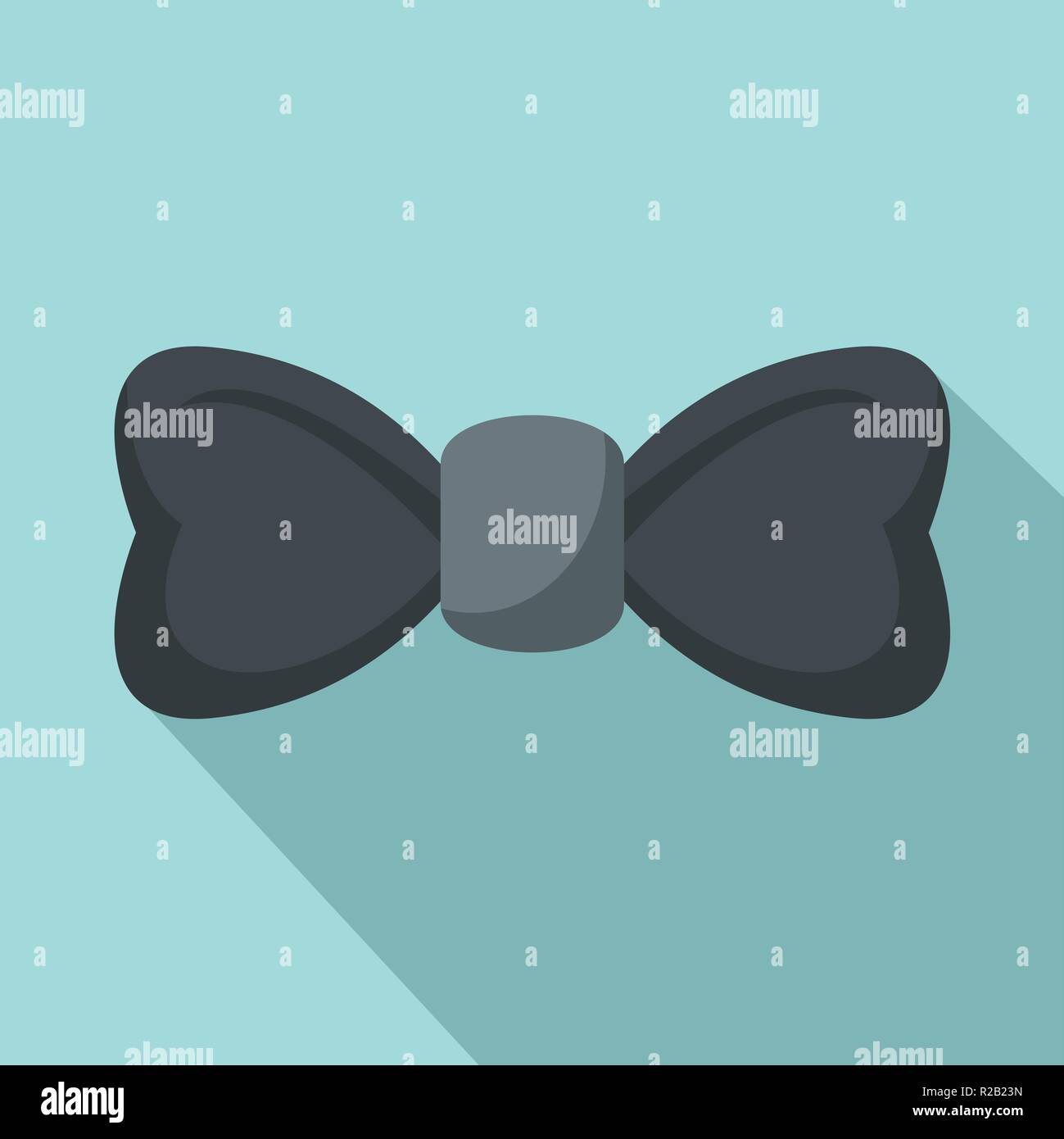 Elegant bow tie icon. Flat illustration of elegant bow tie vector icon ...