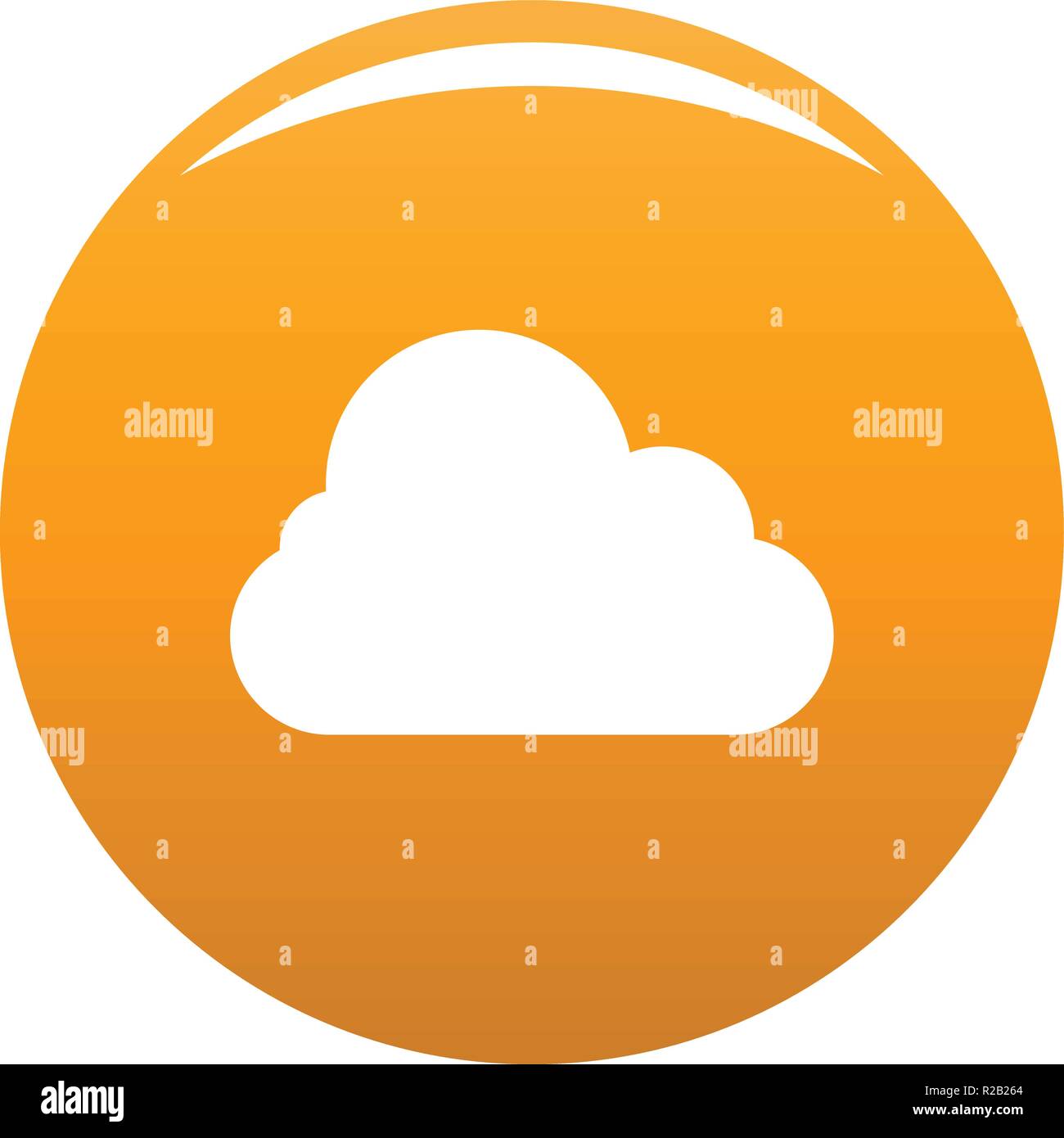 Stratus icon. Simple illustration of stratus vector icon for any design ...