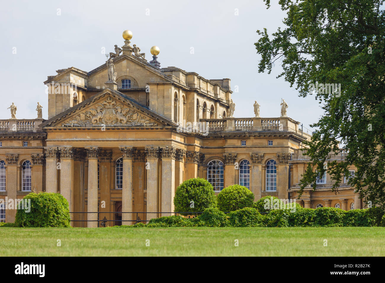 Blenheim Palace, a country house in Blenheim, Oxfordshire, England ...